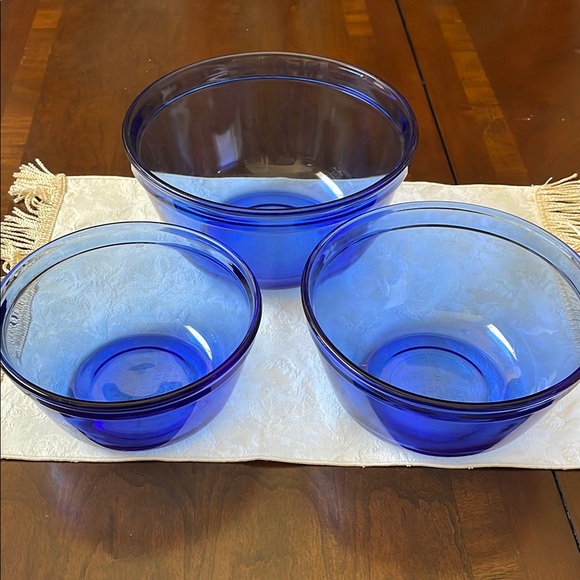 Anchor Hocking | Kitchen | Vtg Anchor Hocking Ovenware Cobalt Blue ...